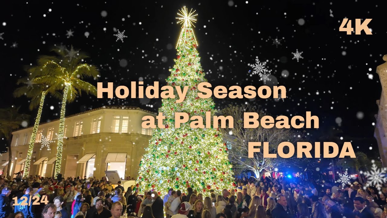 Holiday Season at Palm Beach, Florida - YouTube