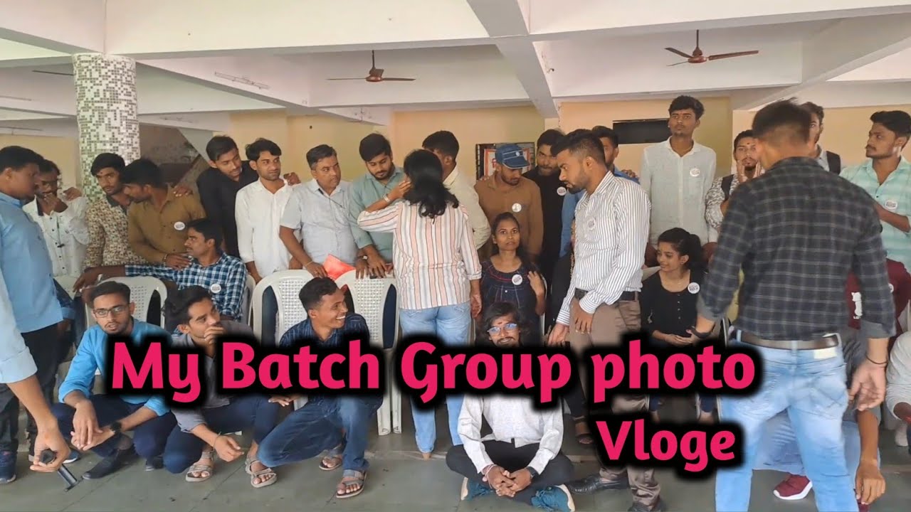 My batch group photo vloge - YouTube
