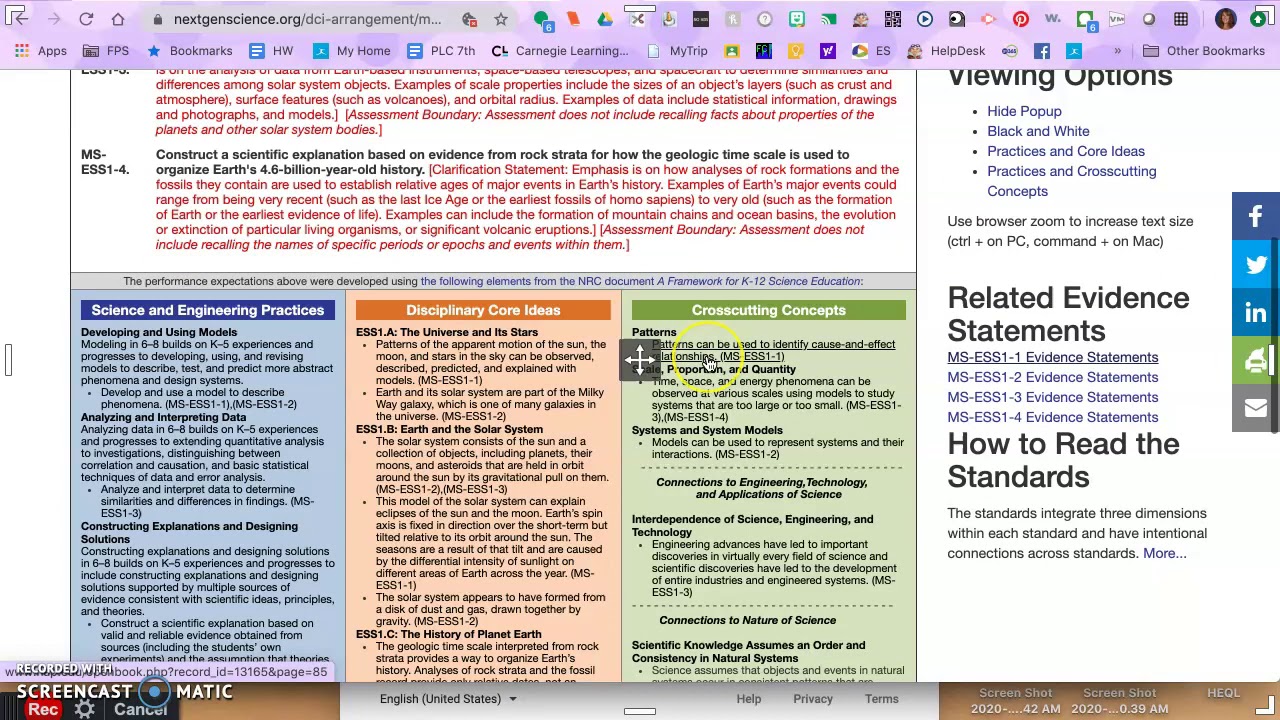 NGSS & Unit Plan instructional video - YouTube