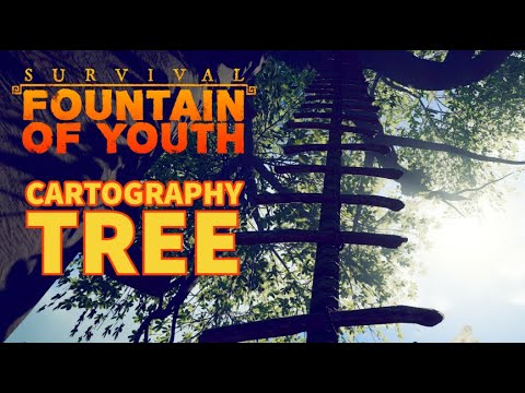 HOW TO MAKE A MAP - CARTOGRAPHY TREE | Survival: Fountain of Youth E4 ...