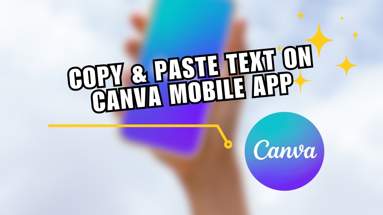 🔥 STEPS: How To Copy & Paste Text On Canva Mobile App | 2025 - YouTube