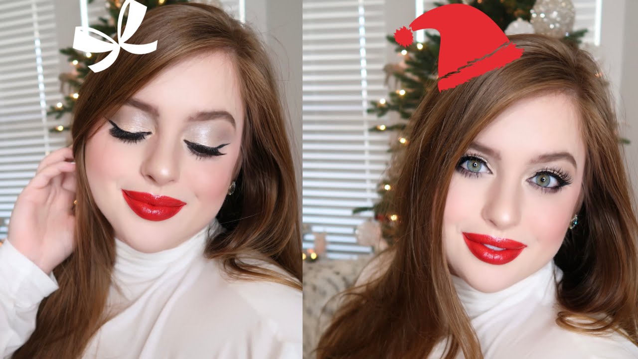 CLASSIC HOLIDAY GLAM MAKEUP TUTORIAL + CHRISTMAS GIVEAWAY 2020 - YouTube