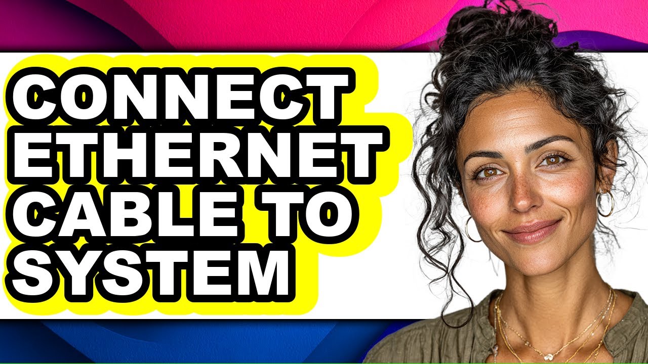 How to Connect Ethernet Cable to System (easy Method) - YouTube