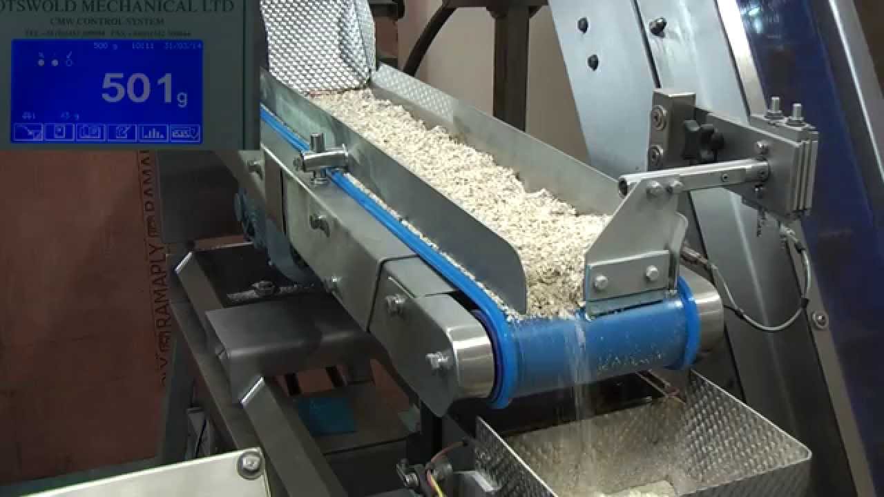 CMW4000BF packing 150g & 500g Oats - YouTube