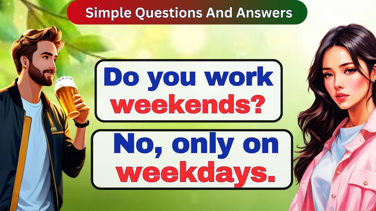 Simple English Conversation | Learn English |100 Basic Questions and ...