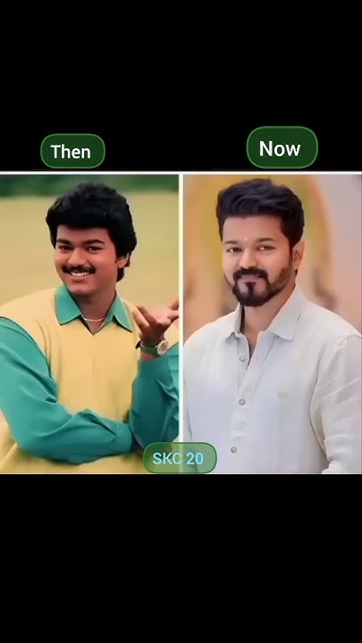 Vijay thalapathy now and then look#skc20#thalapathy #maheshbabu #alluarjun - YouTube