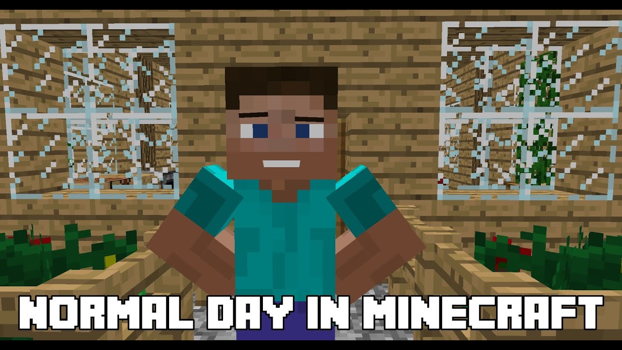 Normal Day in Minecraft - Minecraft Animation - YouTube