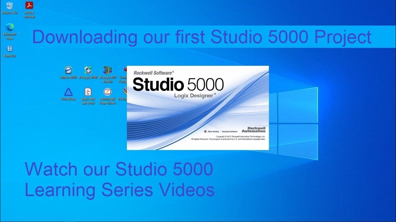 Downloading our first project in Studio 5000 - YouTube