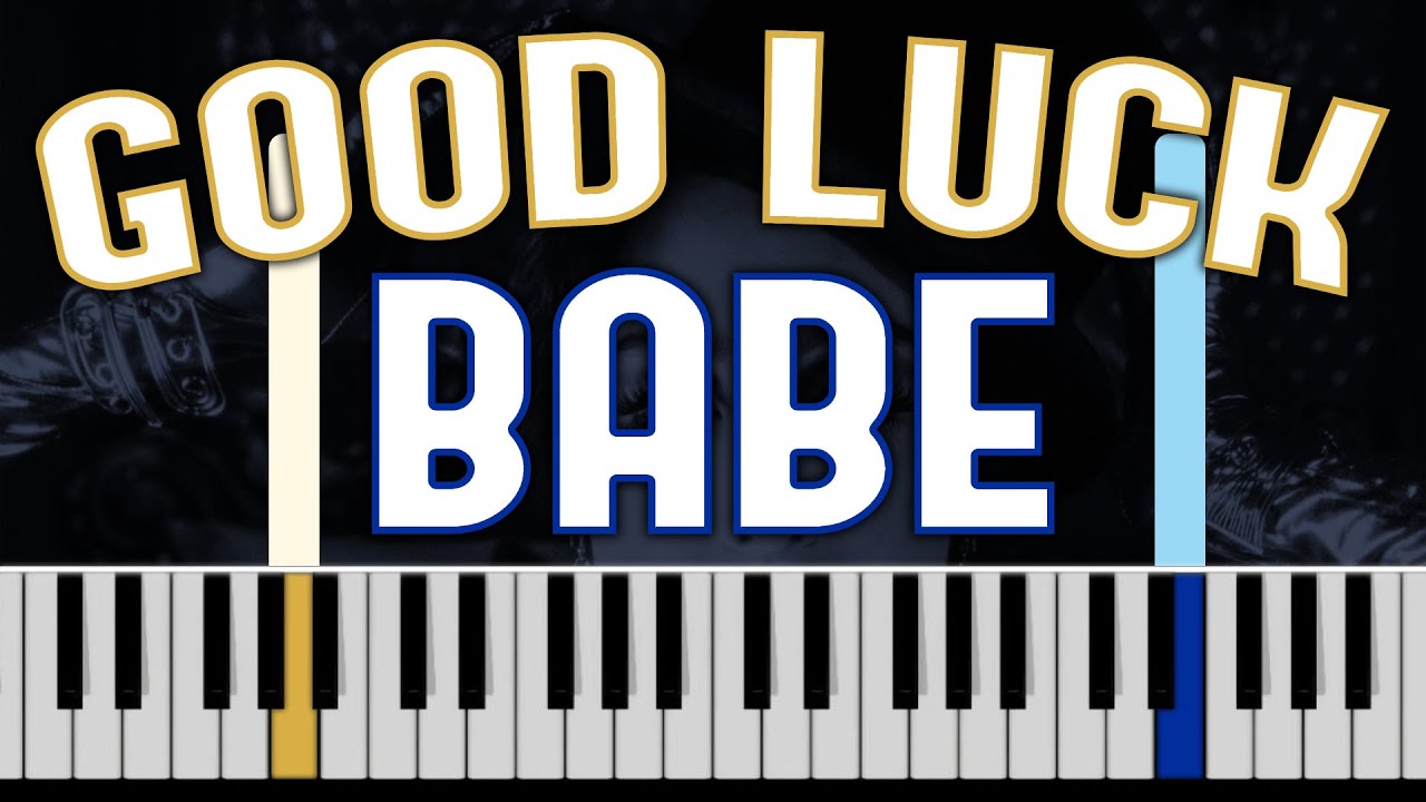 Chappell Roan Good Luck Babe Piano - YouTube