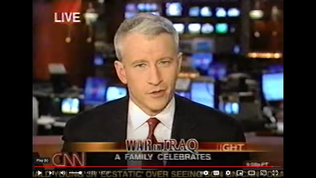 VHS 60 Iraq War American News Media Coverage 2003 April 10-12 - YouTube