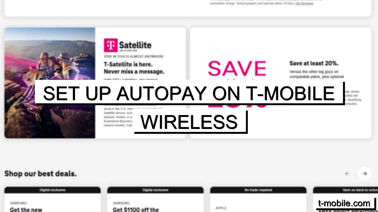 How To Set Up AutoPay On T Mobile Wireless 2025 (BILLING SETUP) - YouTube