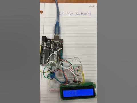HW Project #4 Arduino and LCD, Functions and Loops - YouTube