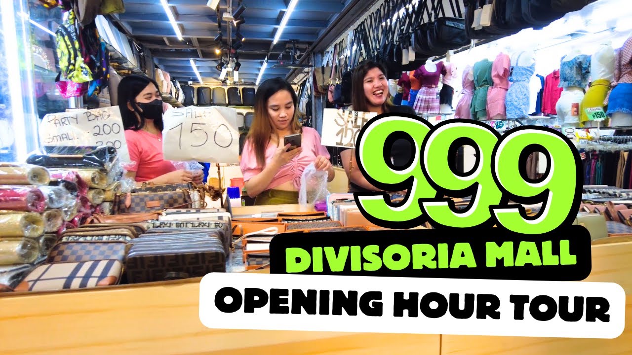 [4K] 999 DIVISORIA SHOPPING MALL - 2024 Mall Opening Hours Tour (Avoid the Crowd) - YouTube