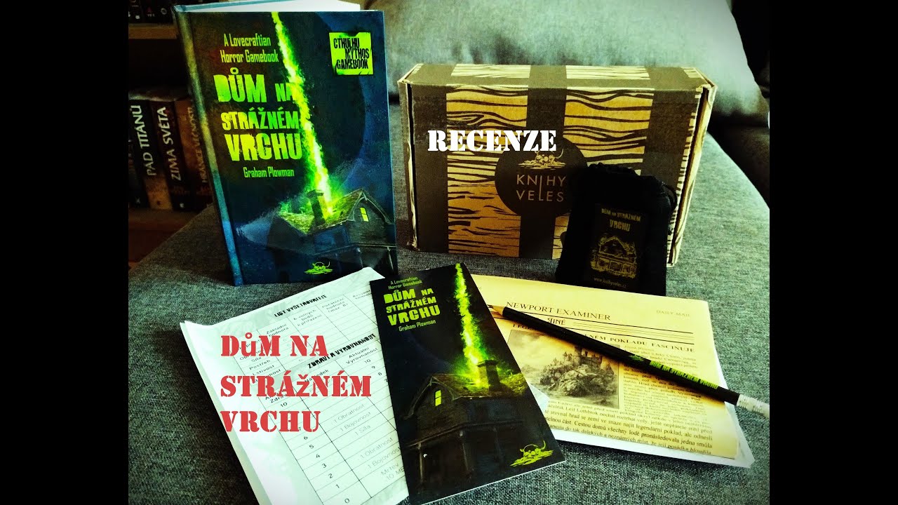 Gamebook recenze: Graham Plowman - Dům na strážném vrchu - YouTube