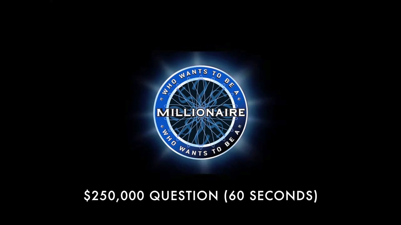 $64,000 - $500,000 Rave Clock Question - Who Wants to Be a Millionaire ...
