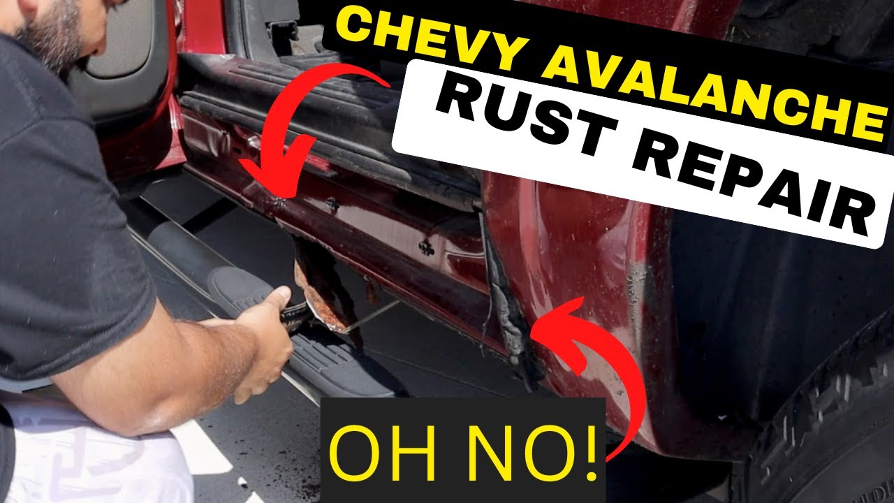 2004 chevy avalanche Rust Repair - YouTube