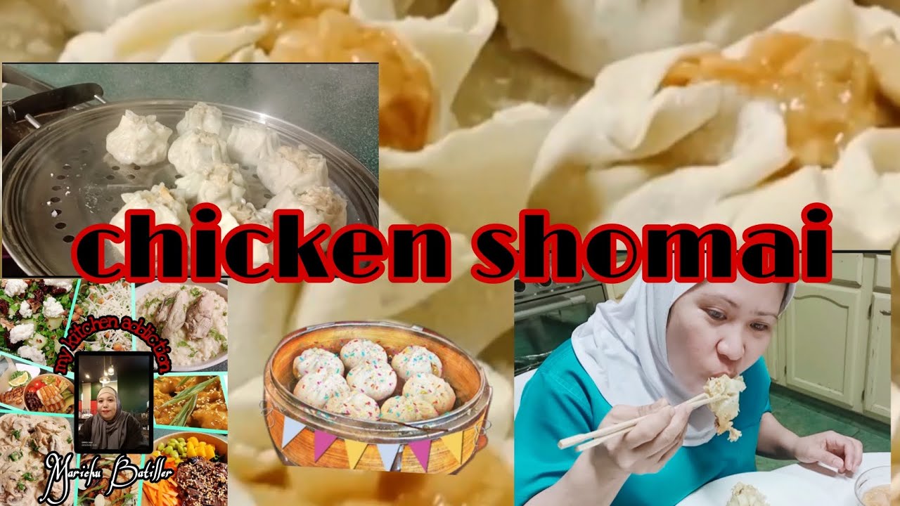 How to make Chicken Shomai👍🤤😋....using my own recipe and wanton wrapper ...