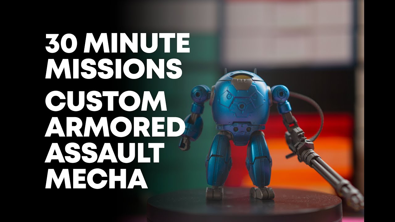 CUSTOM PAINTED 30MM KIT | ARMORED ASSAULT MECHA - YouTube