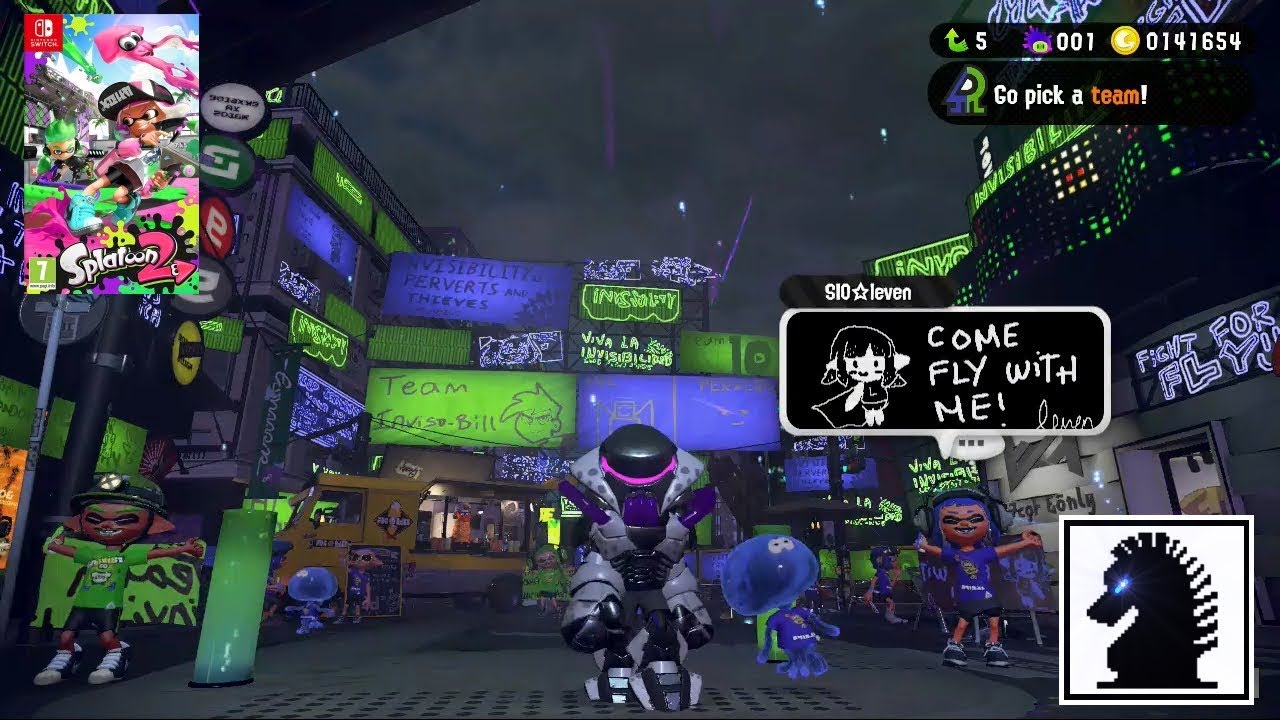 NS Splatoon 2 - The 2nd European Splatfest: Flight vs Invisibility ...