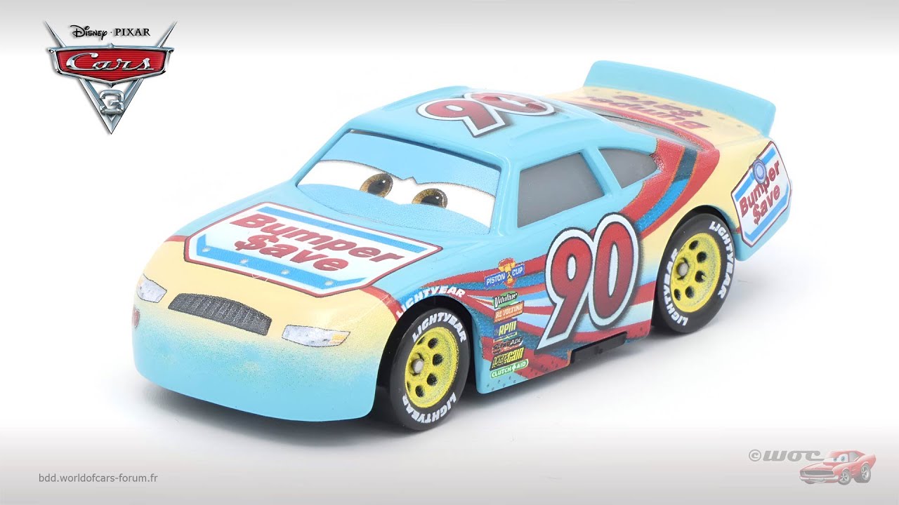 BDD World of Cars - Ponchy Wipeout (Cars 3 version, blue eyelids ...