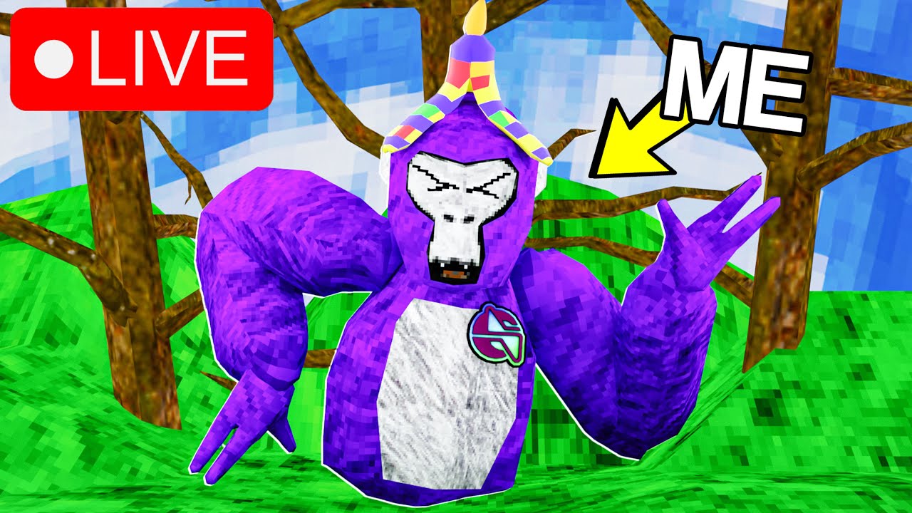 🔴 GORILLA TAG LIVE (WITH VIEWERS) AAC BADGE 🔴 - YouTube
