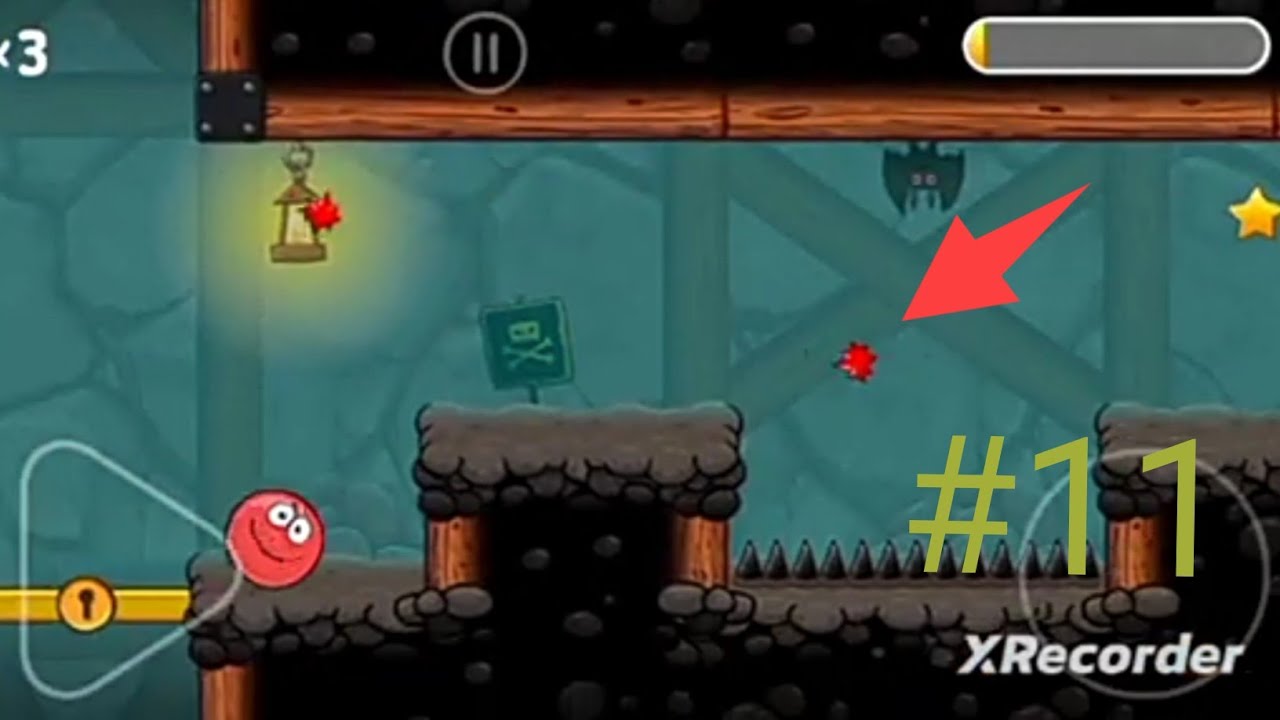 I found a very mysterious virus in the caves - red ball 4 gameplay #11 ...