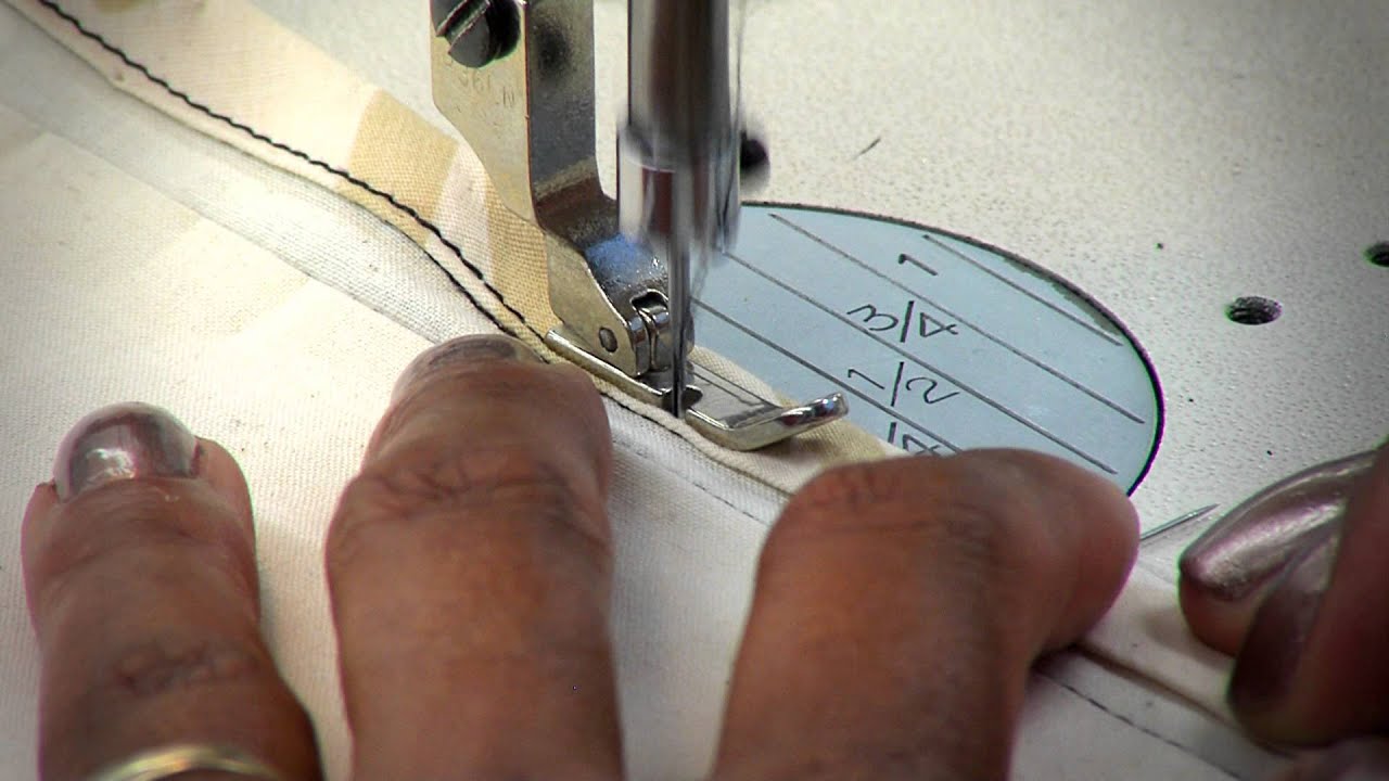 How to sew an Open Bound Seam Par t4 - YouTube