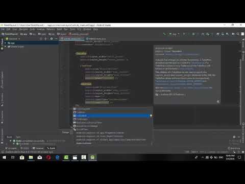 Table layout android studio - YouTube