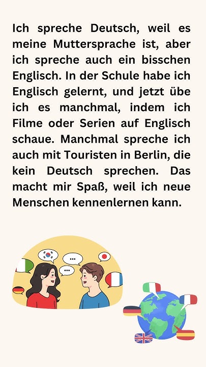 Slow German Story for Beginners (A1-B1) | Sich Vorstellen auf Deutsch ...