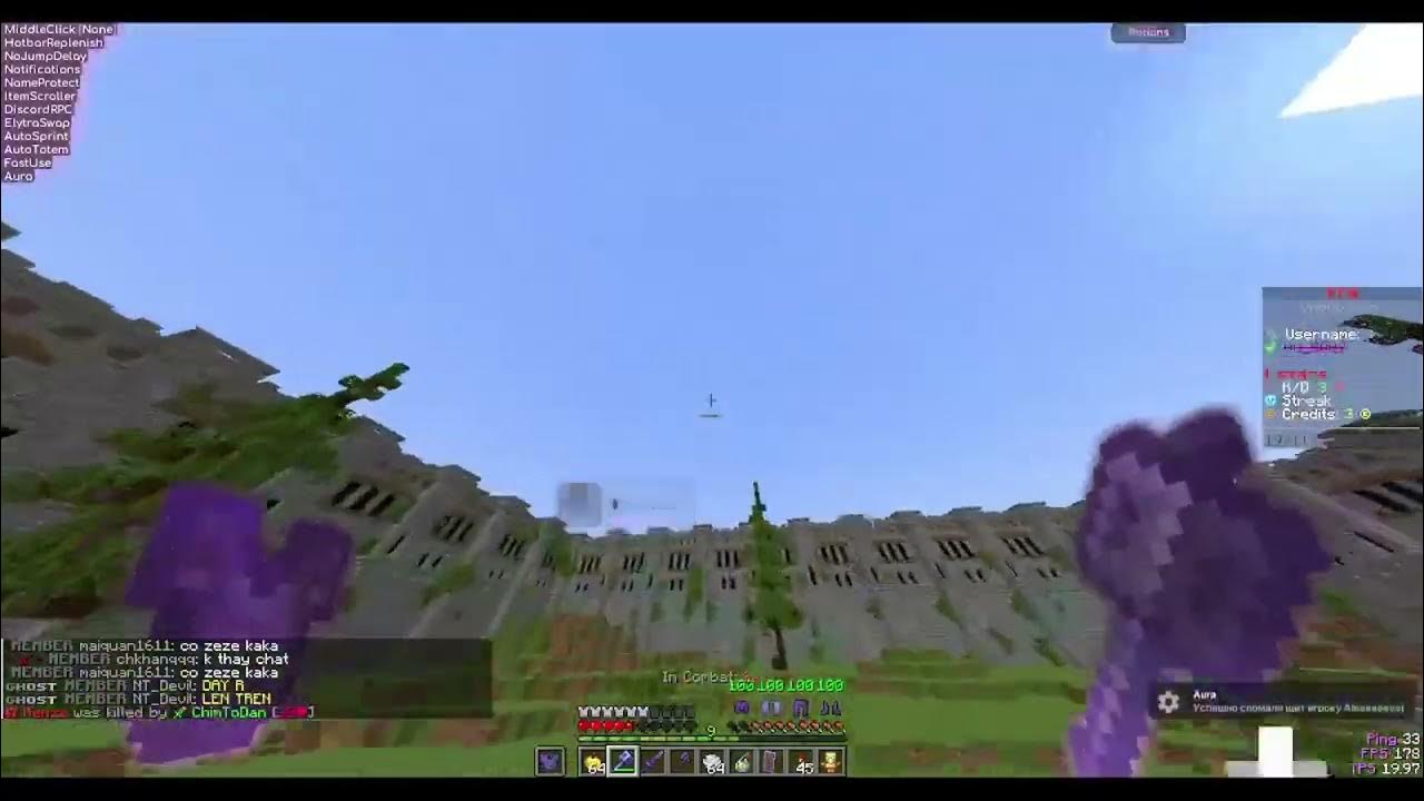 [ Thunderhack Recode ] mace pvp ( vnpvp.asia ) - YouTube