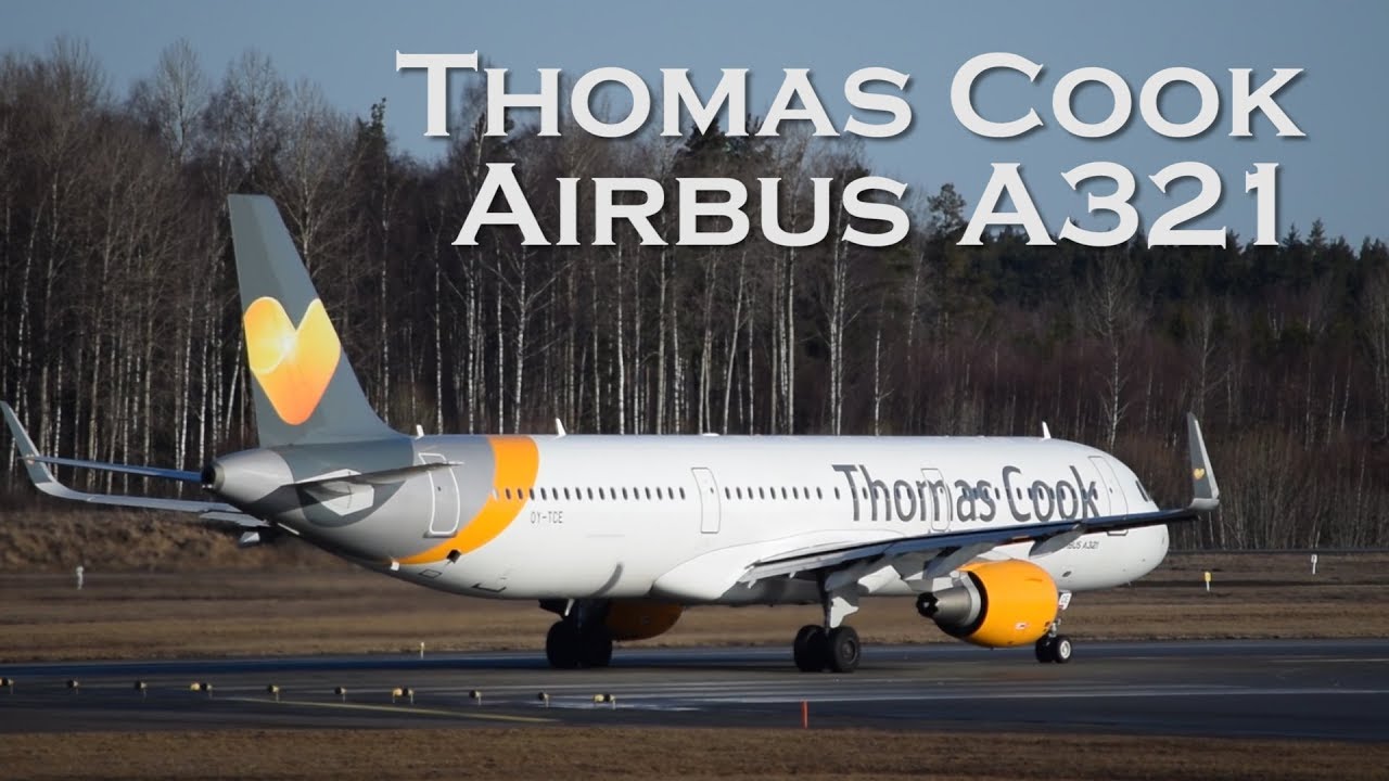 Thomas Cook Airbus A321-200 - Take-Off from Arlanda - YouTube