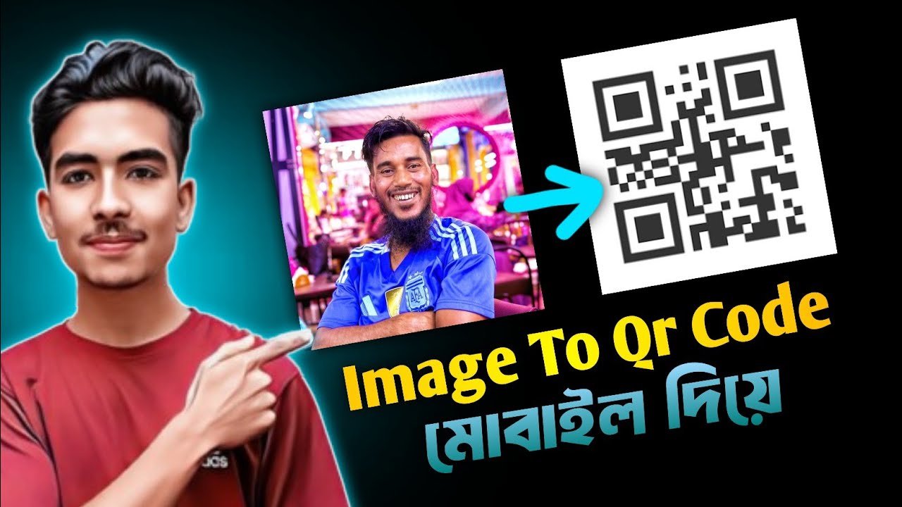 How to Make QR Code for Image Bangla । Msk Sourov Tech9 - YouTube