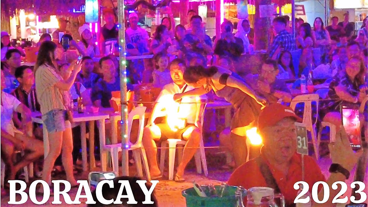 🔥WILD NIGHTLIFE OF BORACAY PARADISE ISLAND PHILIPPINES, 2023 - YouTube