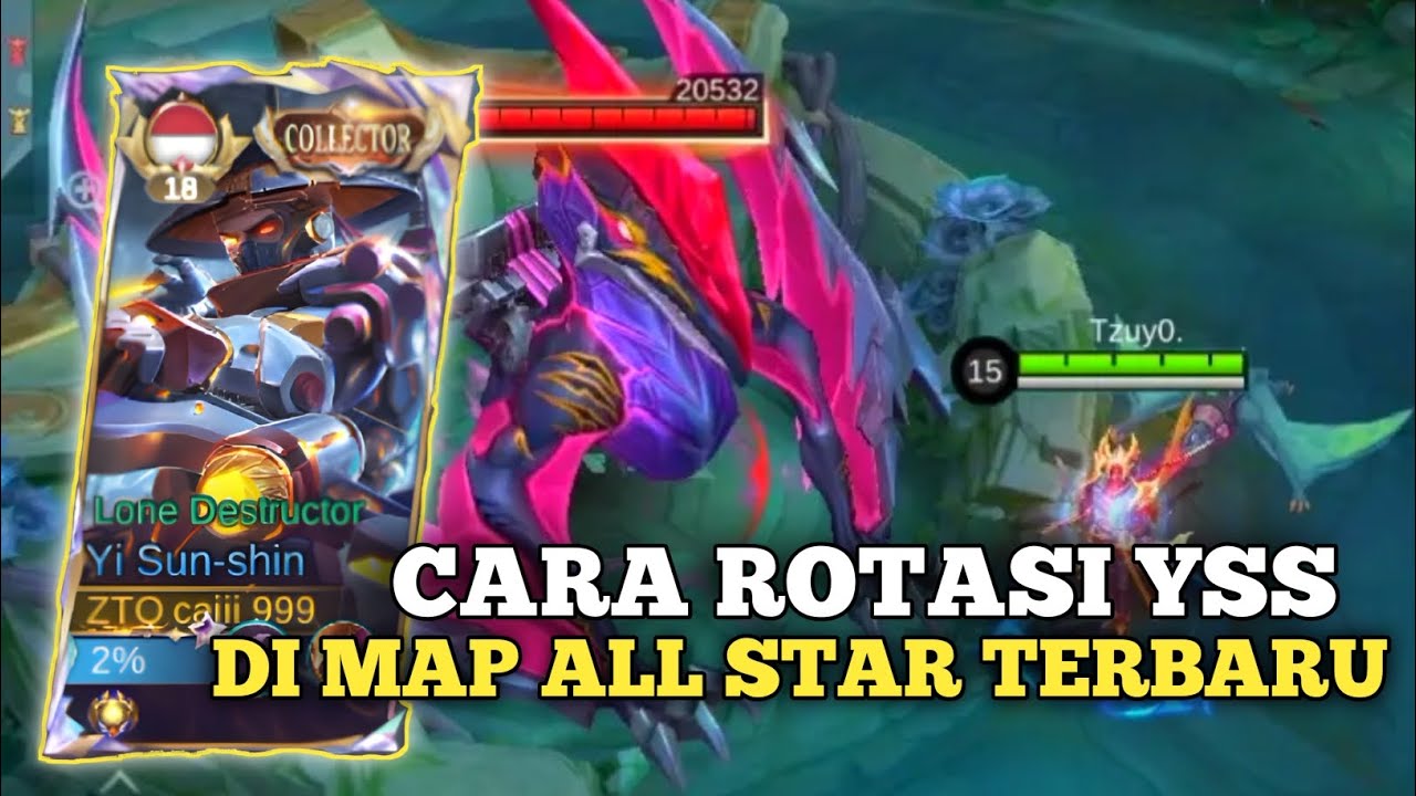Cara Rotasi Yss Di Map All-Star Gila Yss Tambah Gacorr#mobilelegends # ...