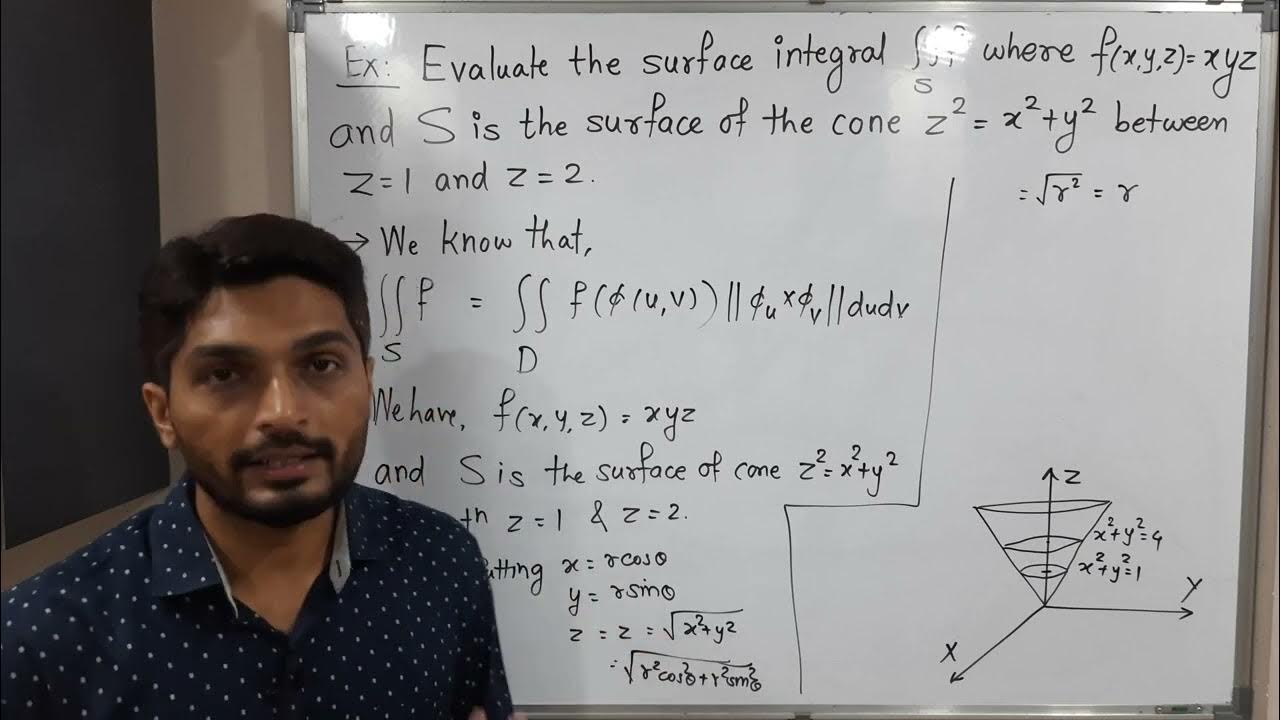 Evaluation of Surface Integral of a Scalar Field | Lecture 11 | Surface Integral @ranjankhatu ...