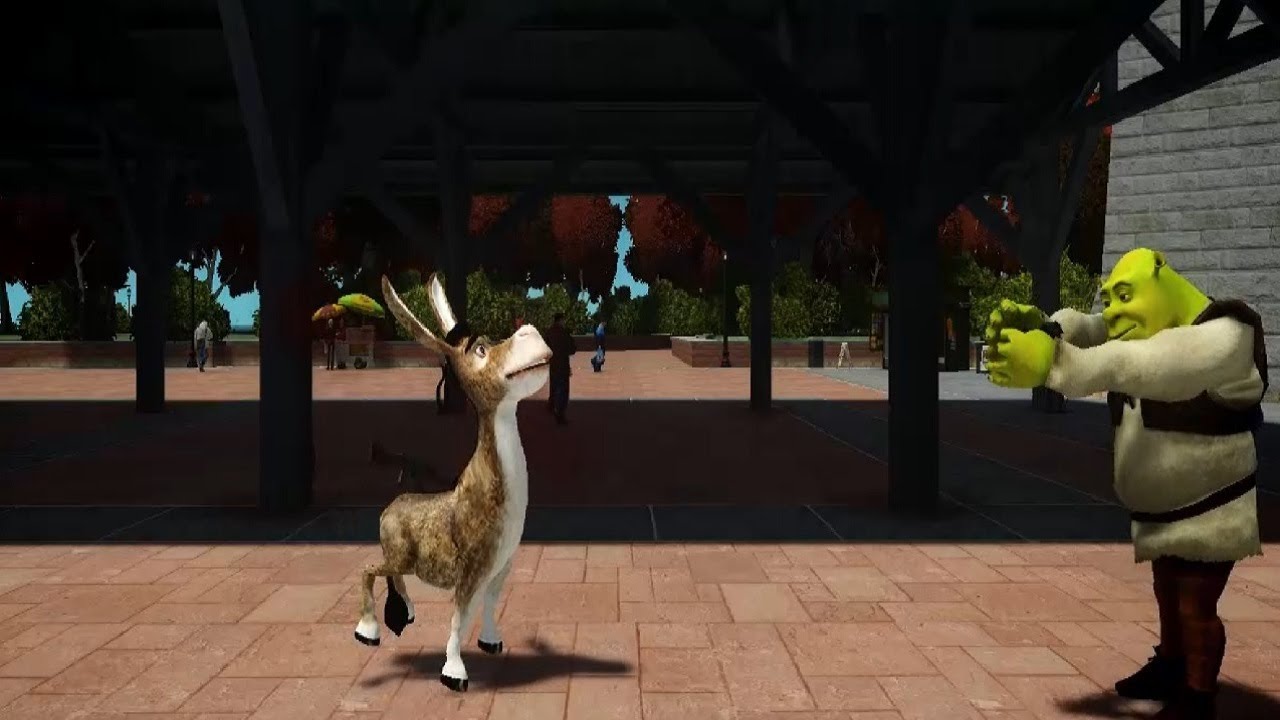 Grand Theft Auto IV - Shrek Shooting Donkey Compilation Nightmare Fuel ...