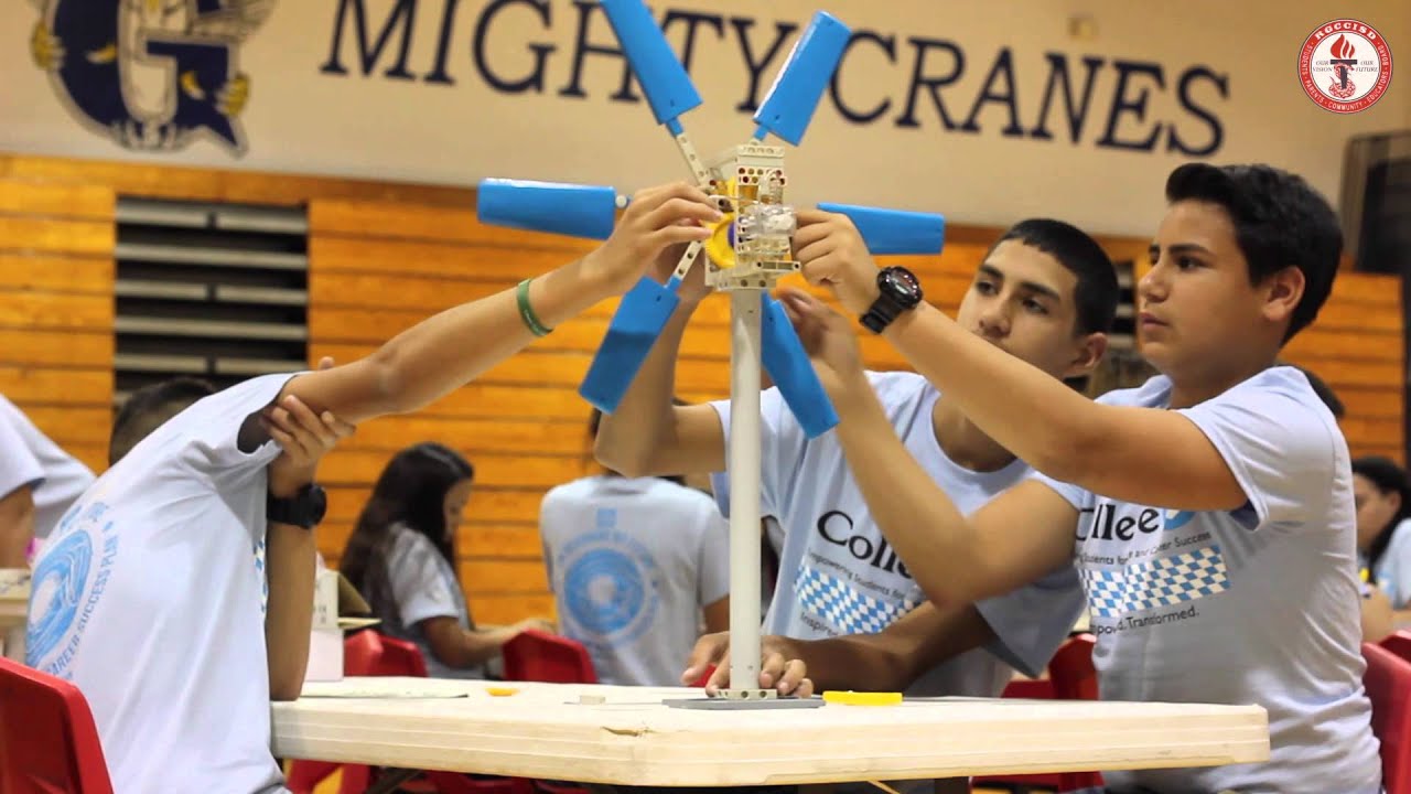 La Grulla Middle School- Advanced Engineering CAMP - YouTube
