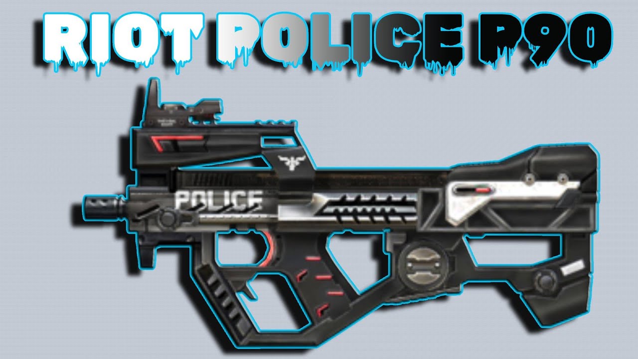 [SF] : ปืนกล 50 นัด แห่งโลกอนาคต โคตรเท่ !! 🔥RIOT POLICE P90🔥 - YouTube