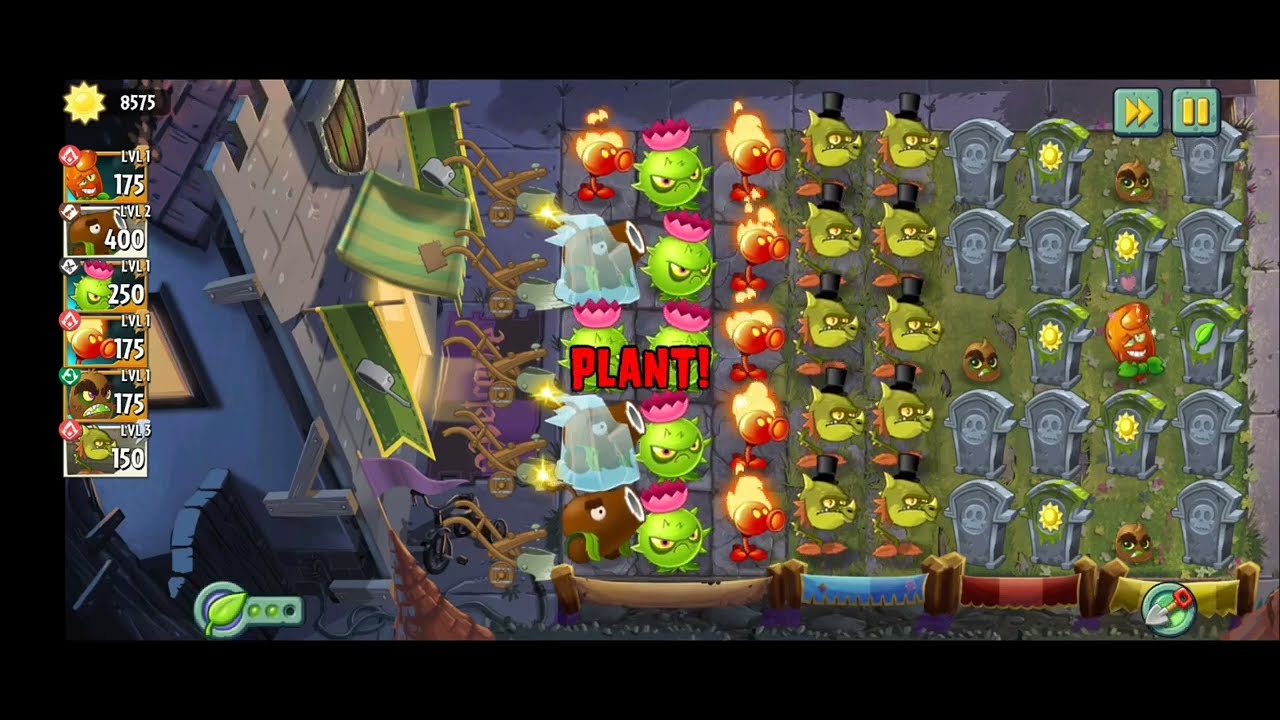 Pvz 2 challenge gameplay walkthrough . 2 Arena Battle Win plants vs ...