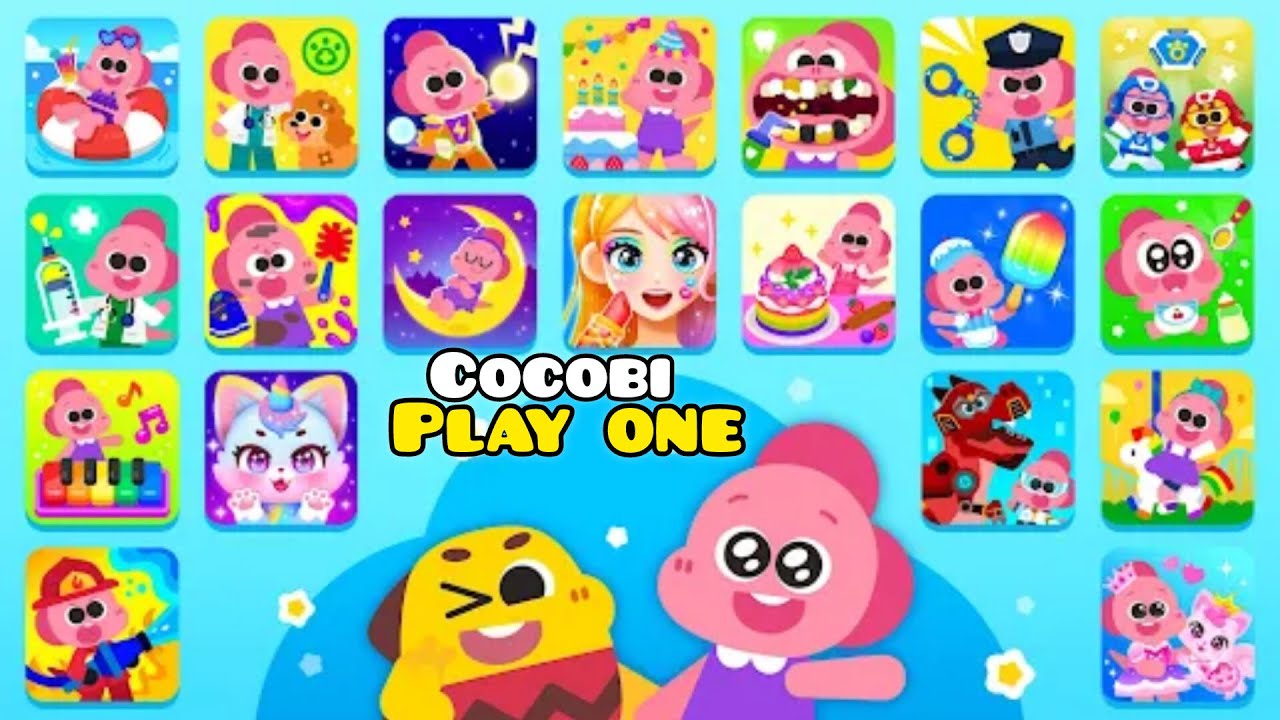 Cocobi Play one! Mini Game Marathon | Game Full Gameplay - YouTube
