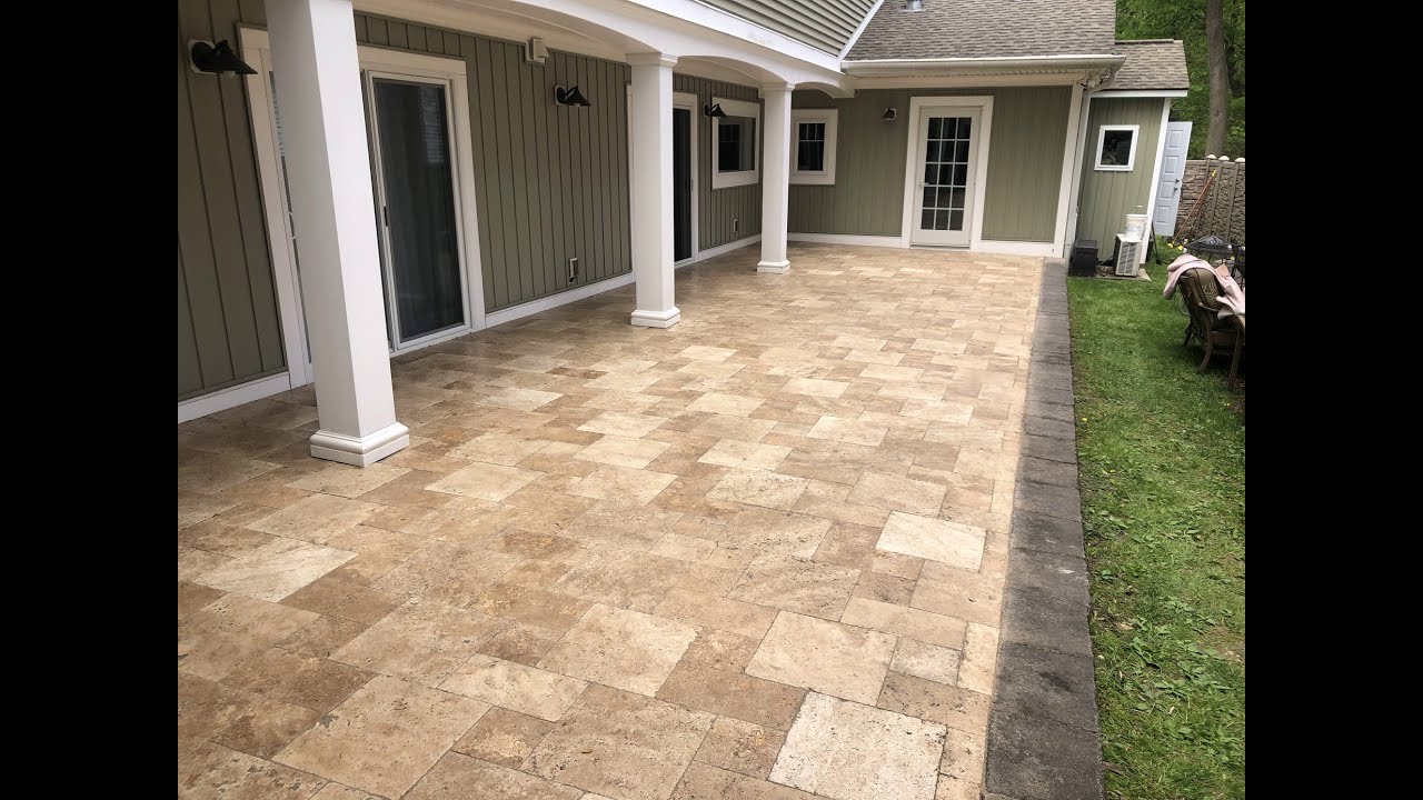 How to make Travertine Tiles Non Slip - YouTube