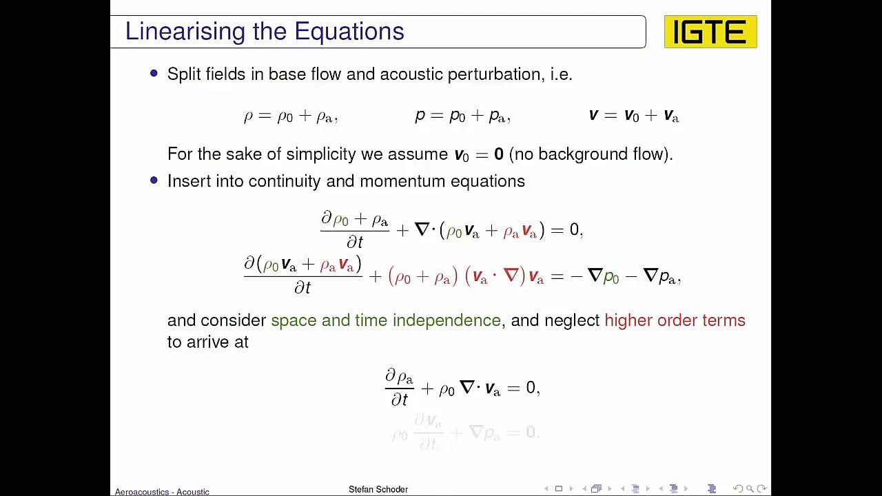 Linearizing the wave equation - YouTube