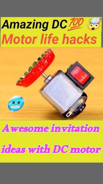 DIY innovative DC motor life Hacks🤯💥 amazing invention ideas#dcmotor #amazinglifehacks#shorts# ...