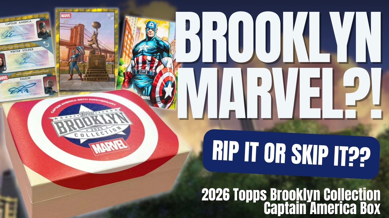 RIP or SKIP?! 2026 Topps Brooklyn Collection Captain America Box ...