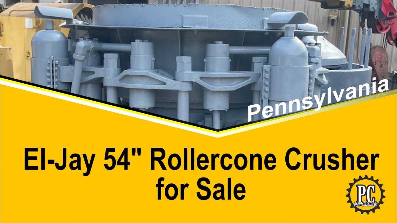 El Jay 54 Roller Cone Crusher - YouTube