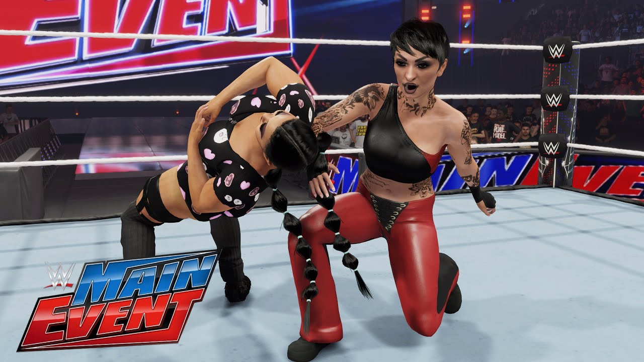 WWE 2K24 MAIN EVENT WENDY CHOO VS RUBY SOHO (W/SARAYA) - YouTube