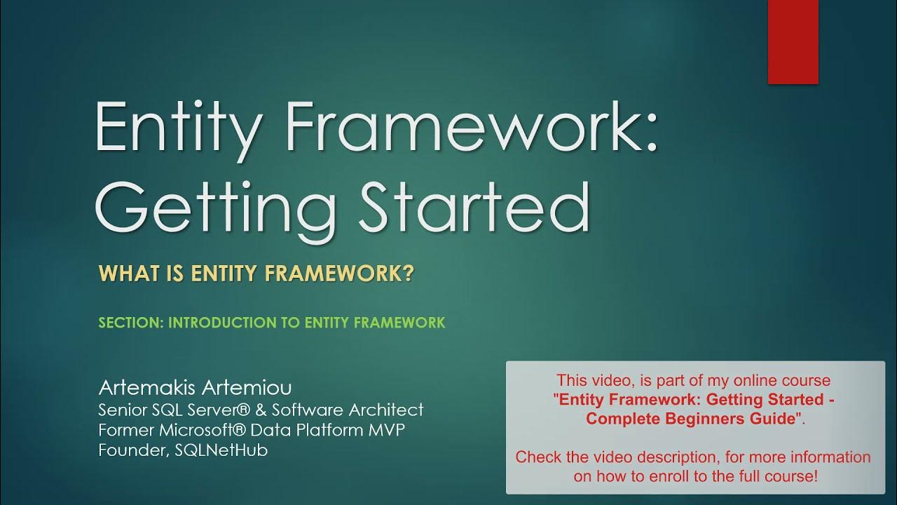 What is Entity Framework and what are its Benefits? - YouTube