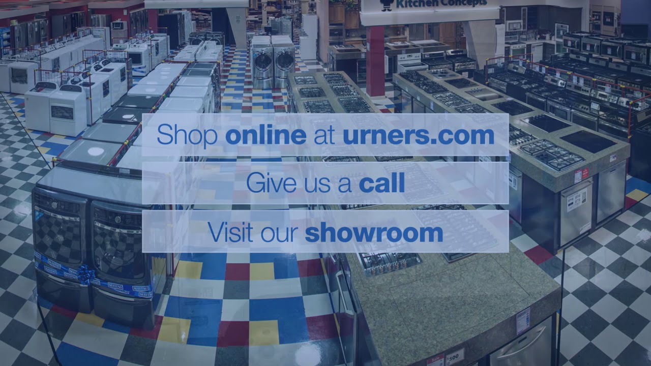 Get The Appliances You Need Today At Urner's - YouTube
