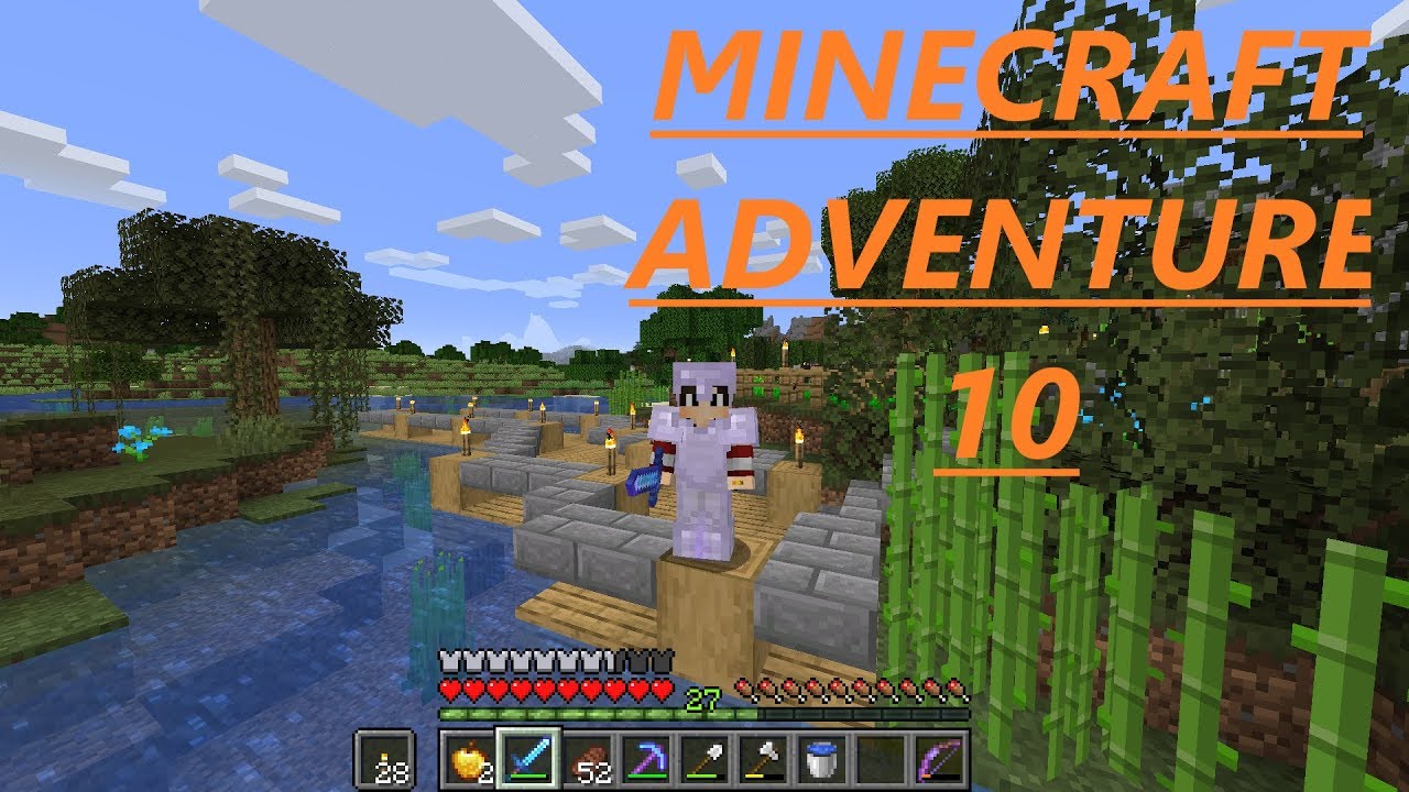 Minecraft Adventure EP 10{ Fully Enchated Armor! - YouTube