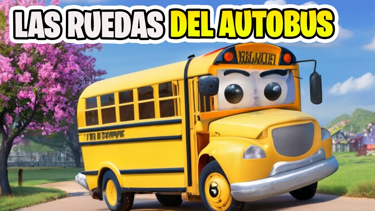 🚌🎶 Las Ruedas del Autobús | Canción Infantil Animada | Videos para ...